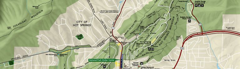 Park Junkie - Map of Hot Springs National ParkPark Junkie